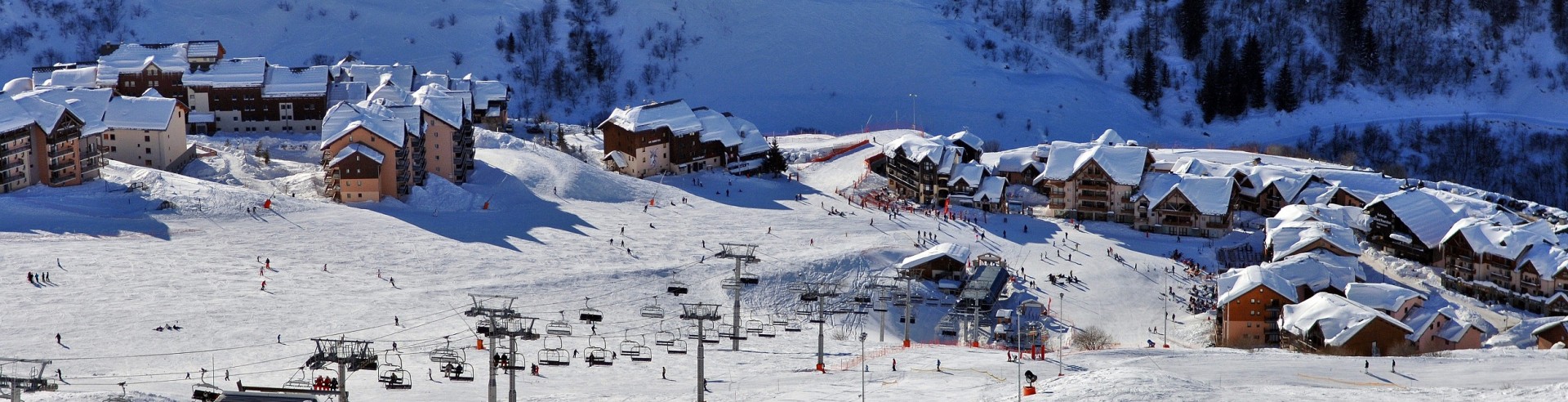 Plan des pistes Valloire Valmeinier. | Valmeinier Réservation (Station ...